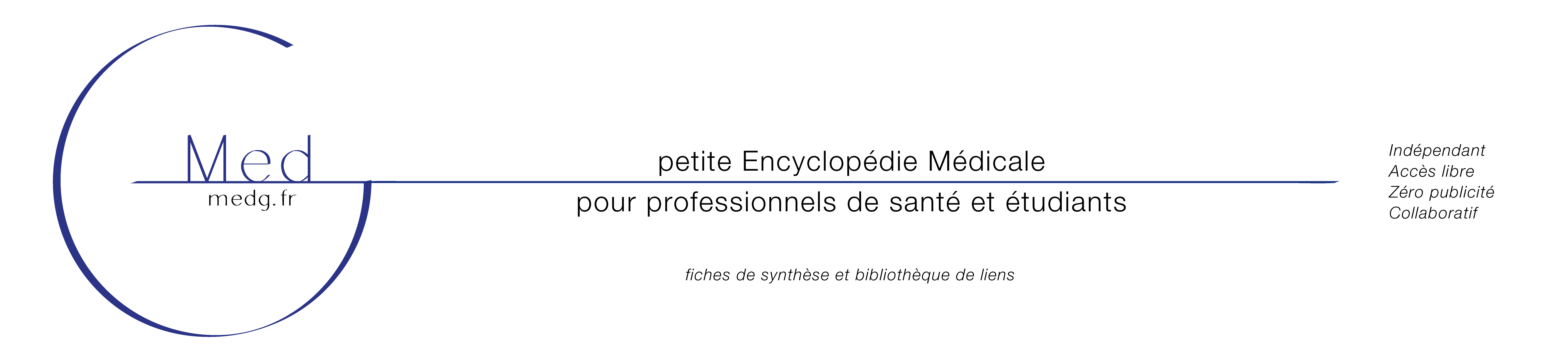MedG - petite Encyclopédie Médicale pour professionnels de santé